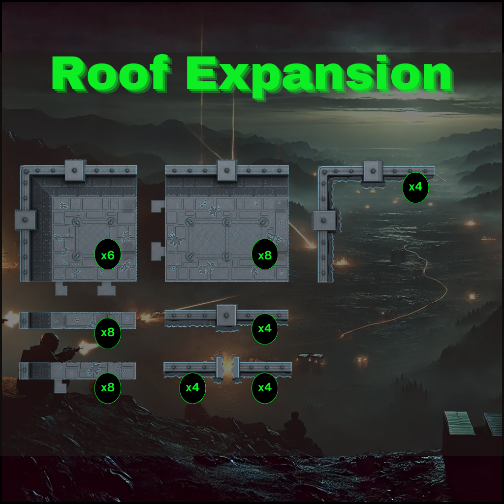 FutureProof Terrain - Roof Expansion Set – Snot Goblin Gaming online store
